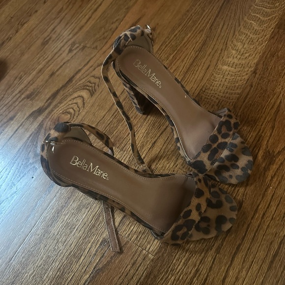 Bella Marie | Shoes | Bella Marie Brown Leopard Print Heels | Poshmark